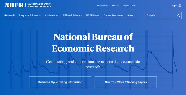The U.S. National Bureau of Economic Research - MJ Economics